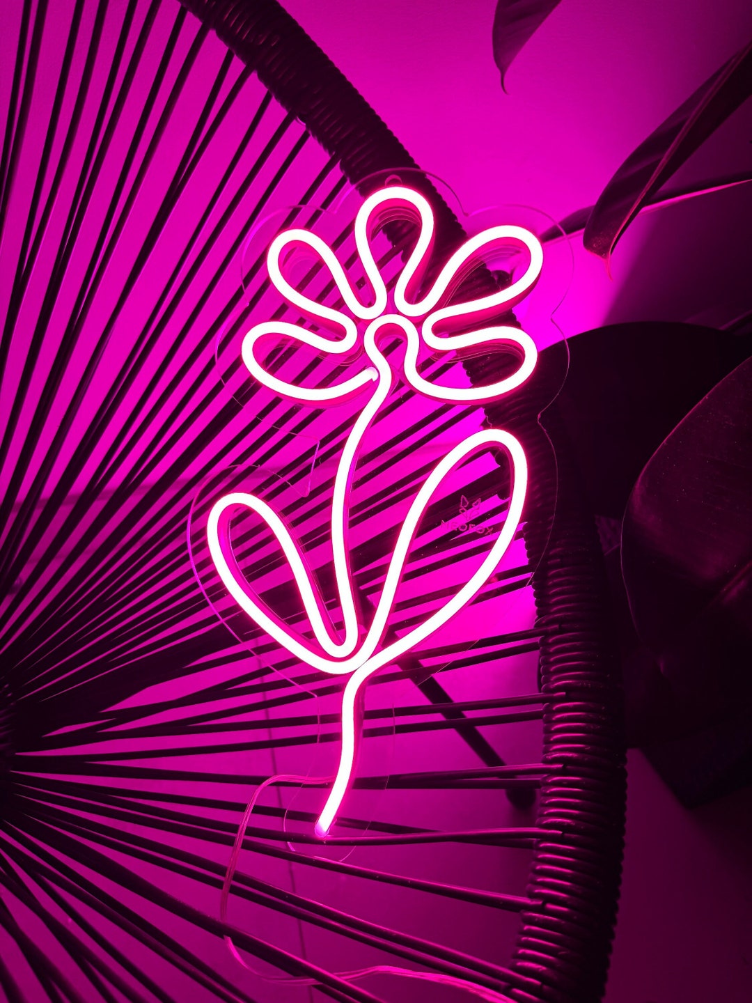 Daisy Flower Neon Sign | Flower Neon Sign | Flower Shop Neon Sign ...