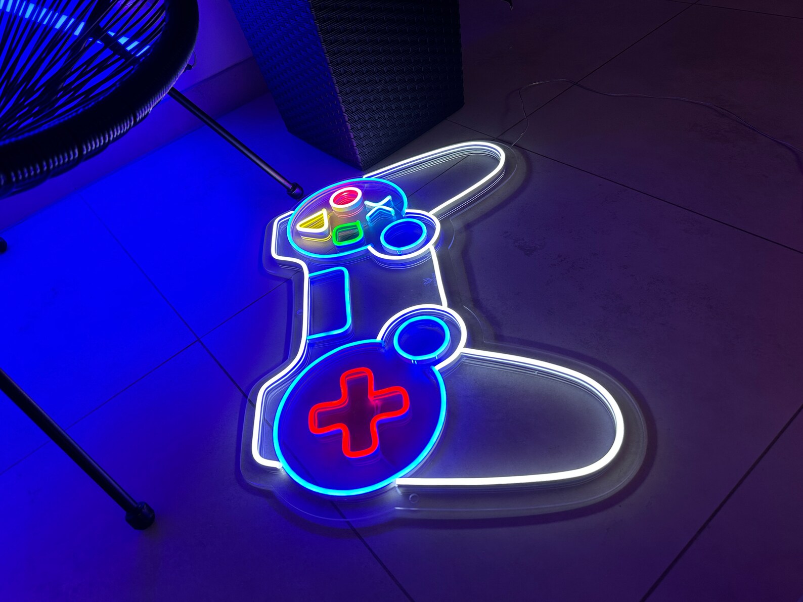 Gamepad Neon Sign Gamer Custom Neon Sign Joystick Neon Sign Neon Sign ...