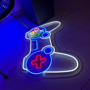 Joystick Neon Sign | Gamepad Neon Sign | Gamer Custom Neon Sign ...