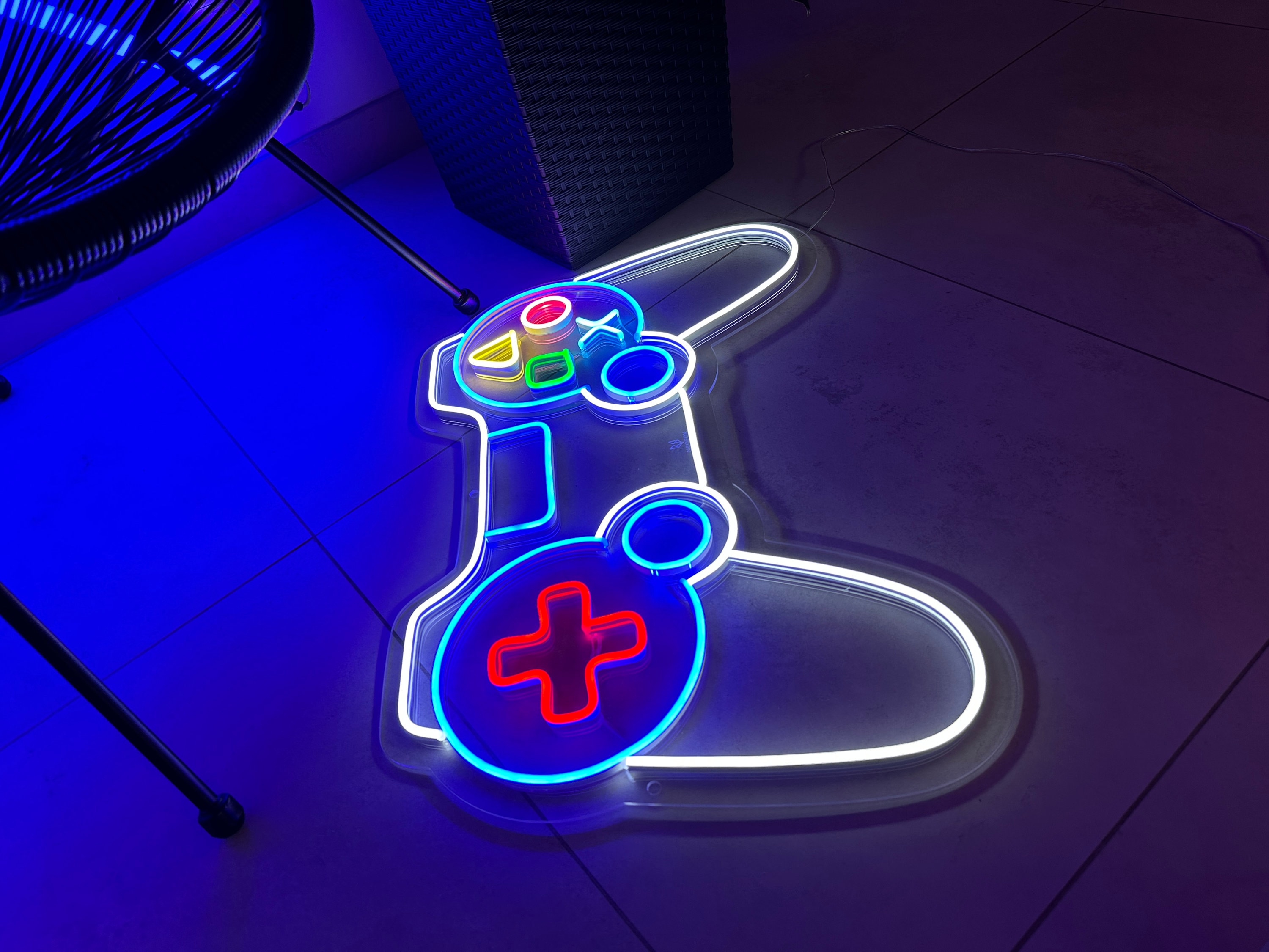 Gamepad Neon Sign Gamer Custom Neon Sign Joystick Neon Sign Neon Sign ...