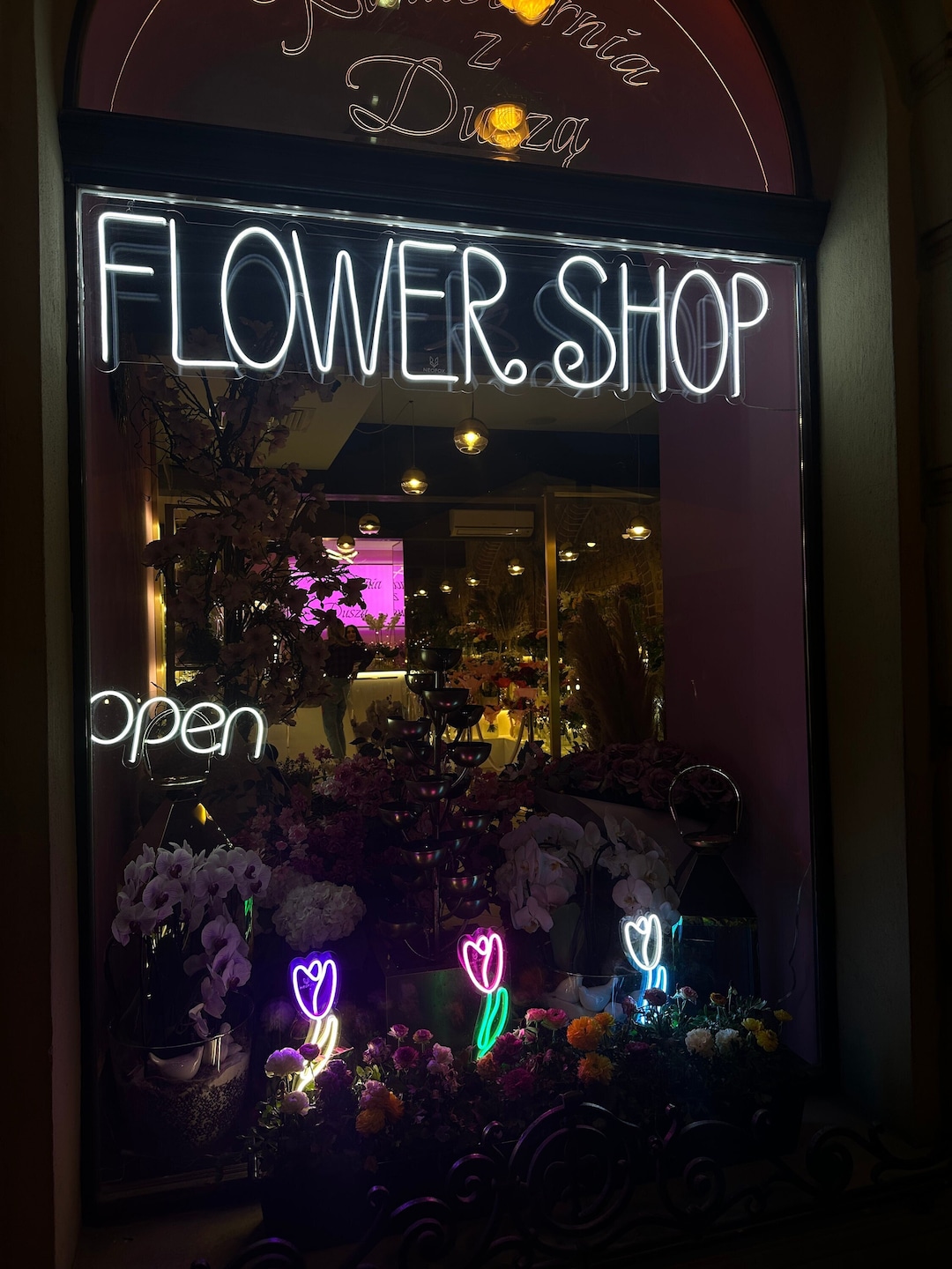 Custom Flower Shop Neon Light | Flower Market Neon Sign | Flower Shop ...
