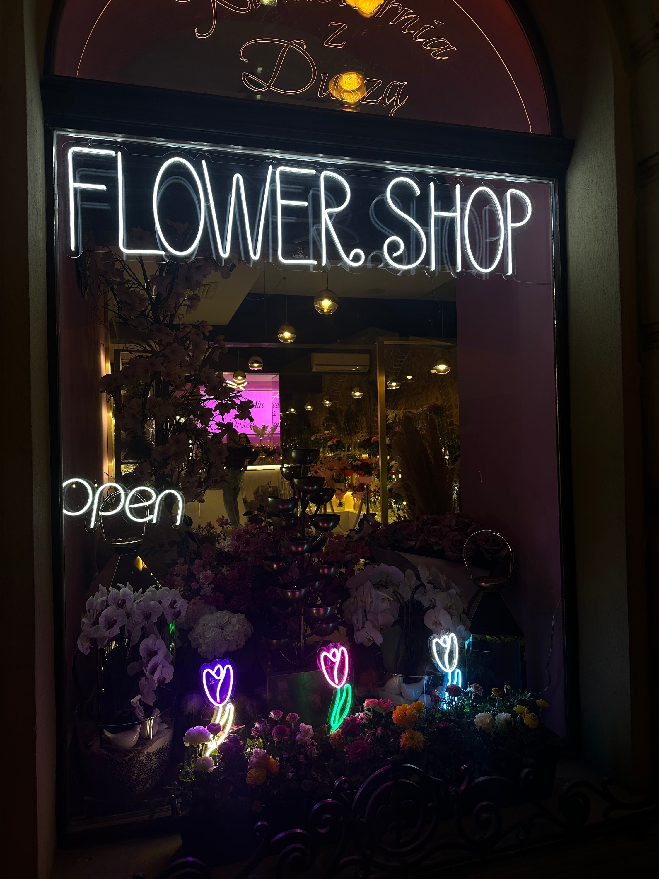 Custom Flower Shop Neon Light | Flower Market Neon Sign | Flower Shop ...