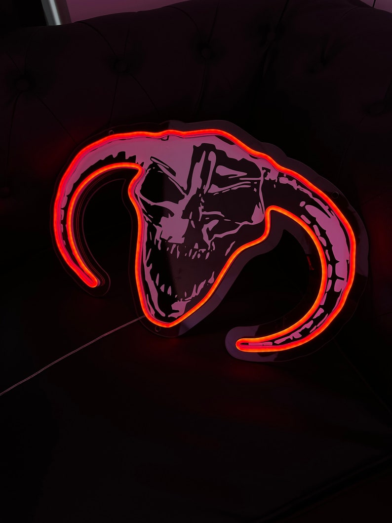 Skull Neon Lights Sign | Scull LED Neon Sign | Scull LED Neon Sign ...