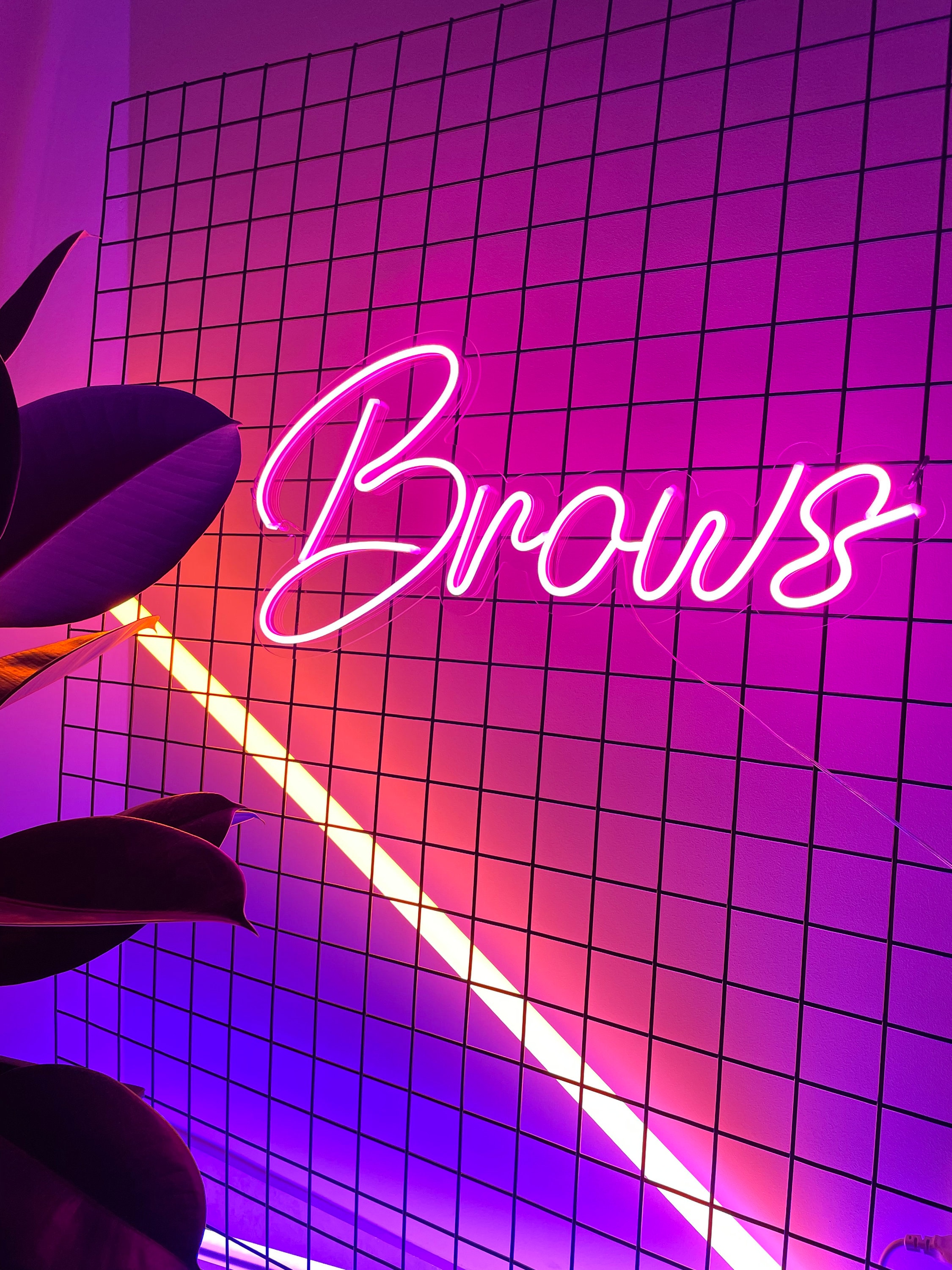Brows Neon Sign | Eyerows LED Neon Sign | Beauty Salon Decor | Beauty ...