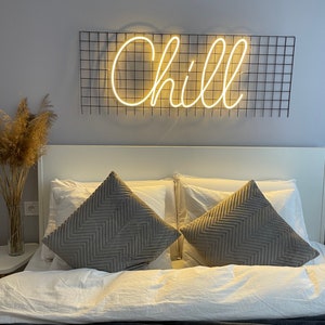 Neon Sign Chill | Night Lights Neon Signs Chill | Chill Room Decor ...