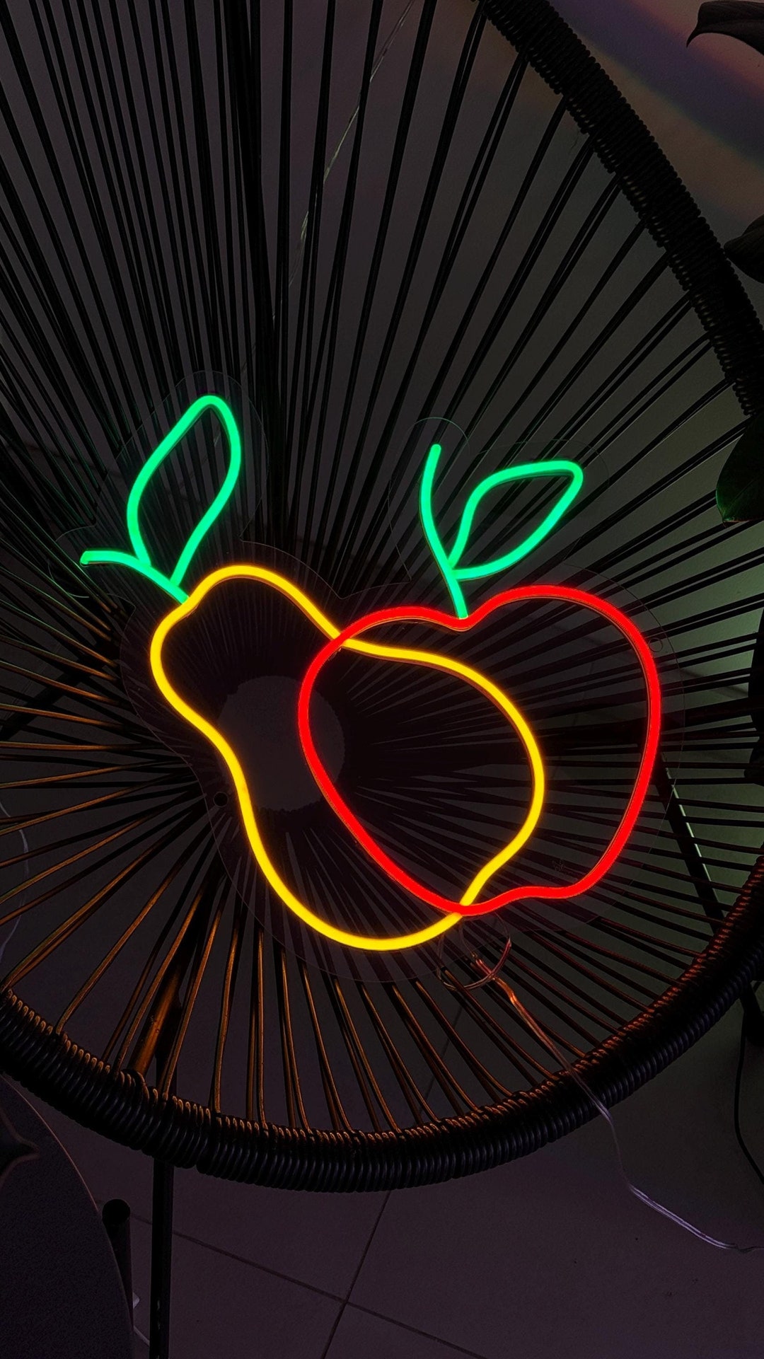 Fruit Neon Sign | Fruit Neon Light | Cake Shop Neon | Custom Fruit Led ...