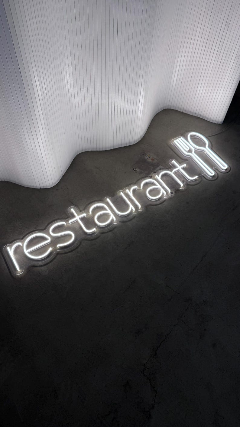 Neon Restaurant Sign | Custom Neon Sign for Restaurant | LED Restaurant ...