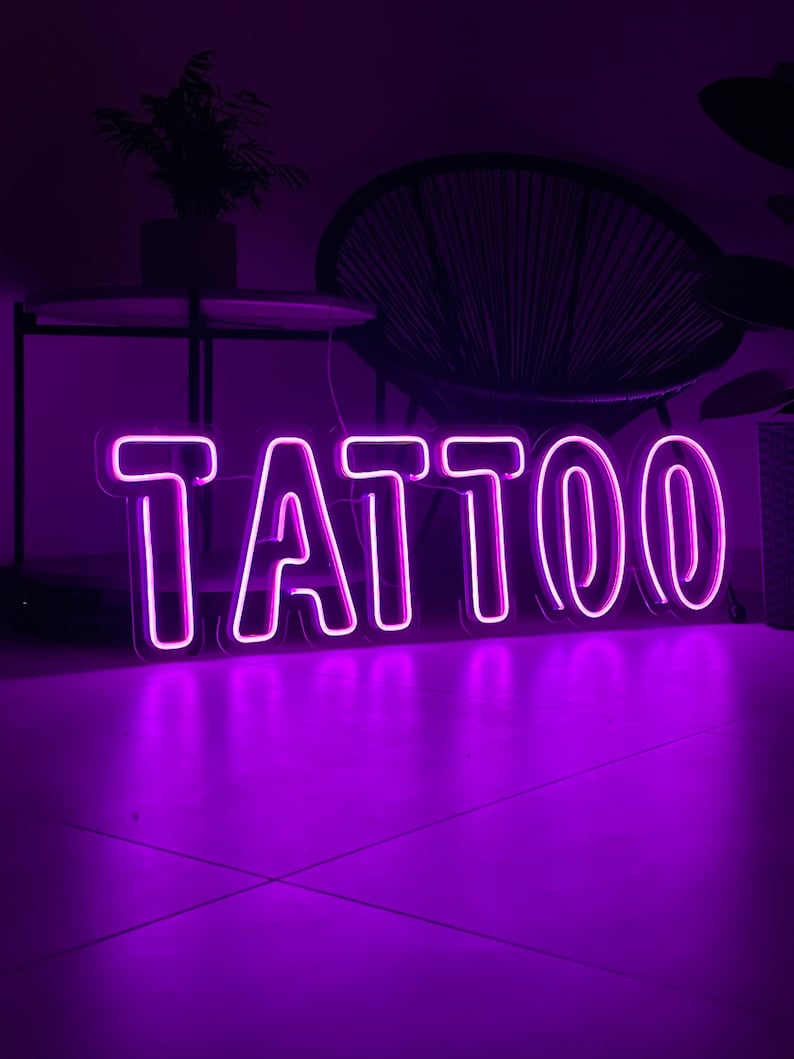 TATTOO Neon Sign | Tattoo Studio Led | Tattoo Neon Light | Tattoo ...