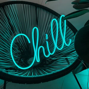 Neon Sign Chill | Night Lights Neon Signs Chill | Chill Room Decor ...