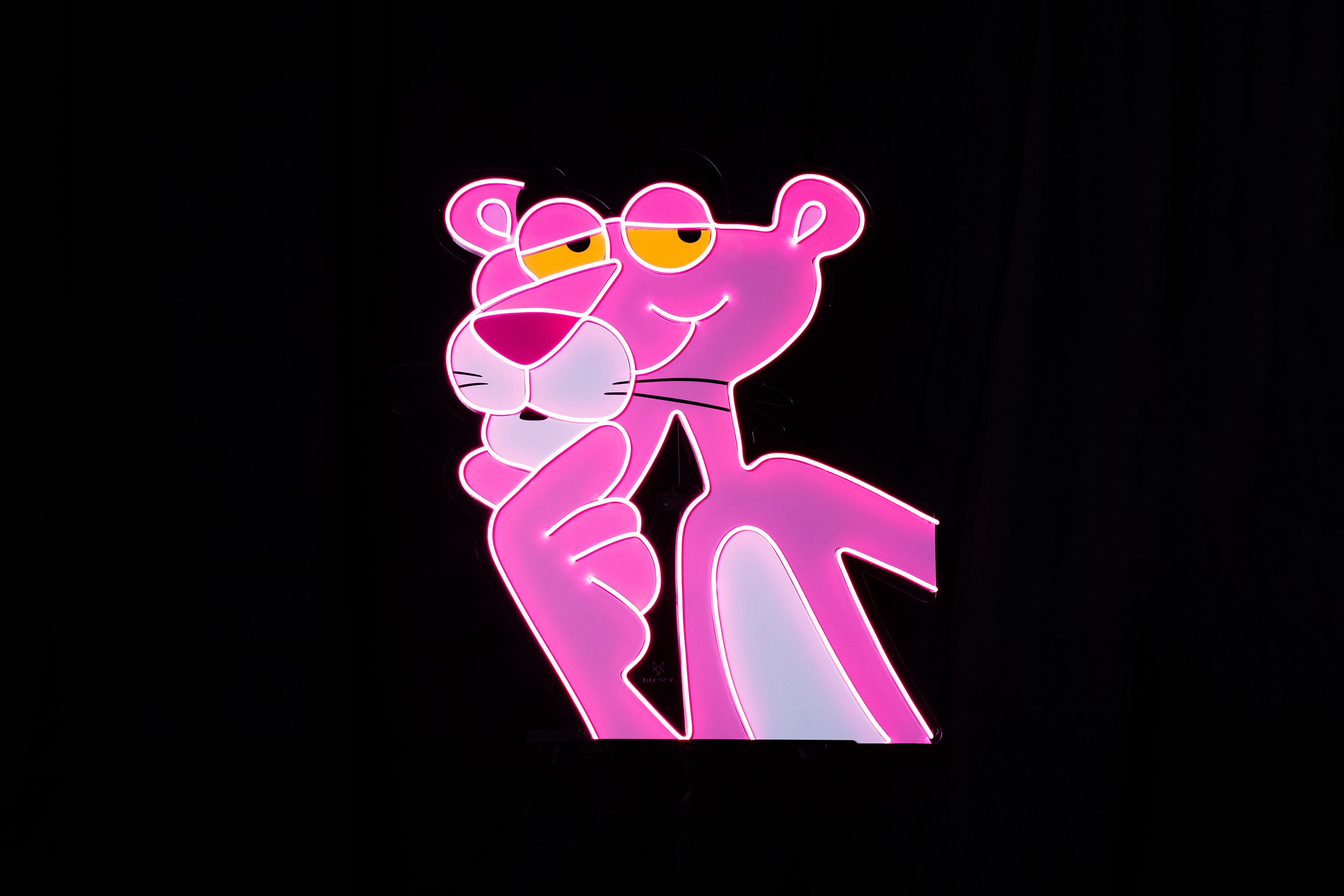 Pink Panther Neon Sign | Pink Panther Decor | Custom Neon Signs ...