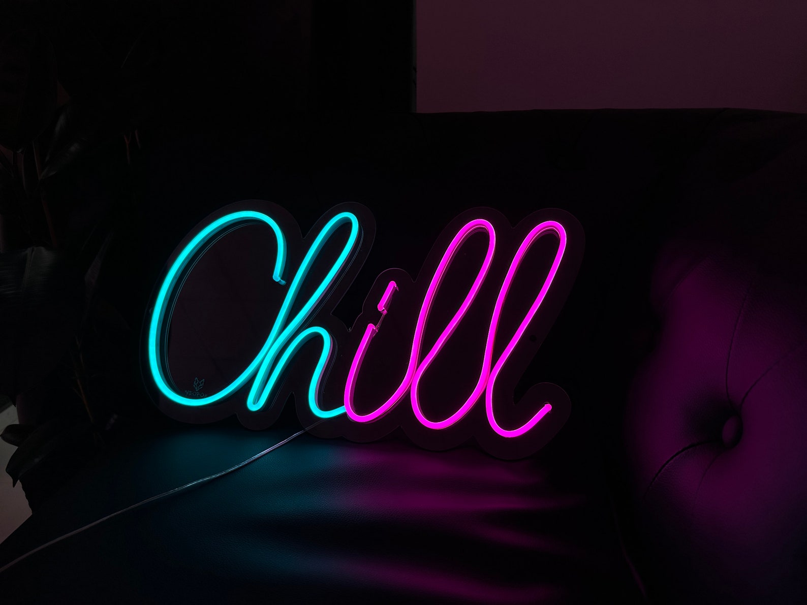 Neon Sign Chill | Night Lights Neon Signs Chill | Chill Room Decor ...