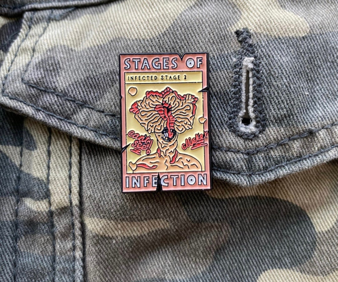 The Last of Us Clicker Pin Brooch/ Gamer Lapel Pins/ Comic Fan - Etsy
