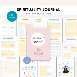 Spirituality Journal Printable, Spiritual Planner Printable, Mental ...
