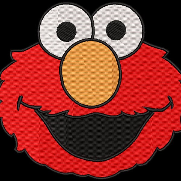 Elmo Embroidery - Etsy