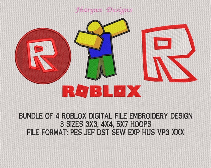 Roblox Embroidery File Patch Pes Vp3 Dst Jef Xxx - Etsy Australia