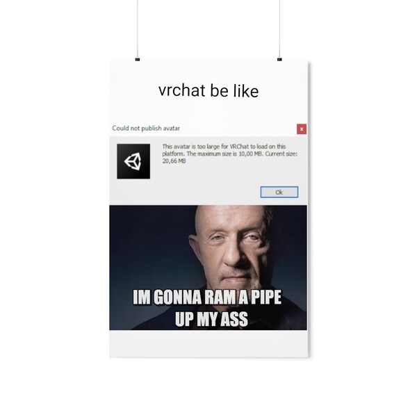 Vrchat Poster - Etsy Australia