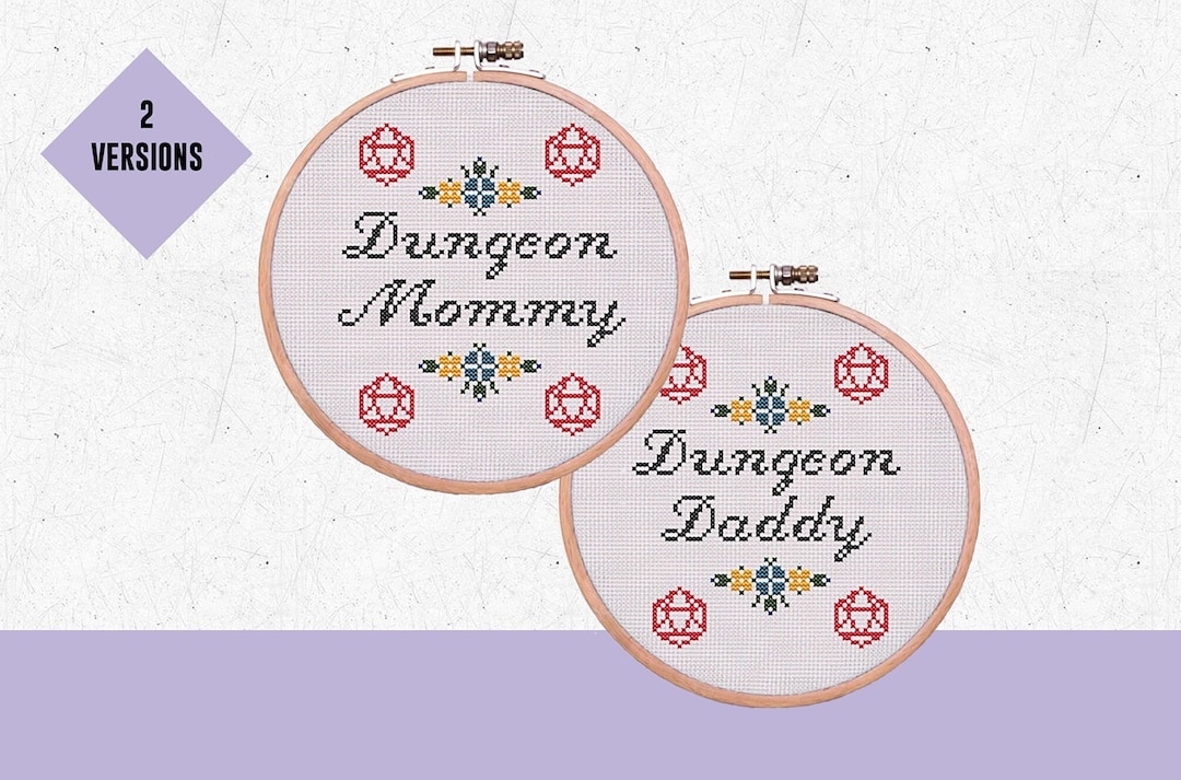 DND Cross Stitch Pattern, Dungeons and Dragons Cross Stitch Pattern ...