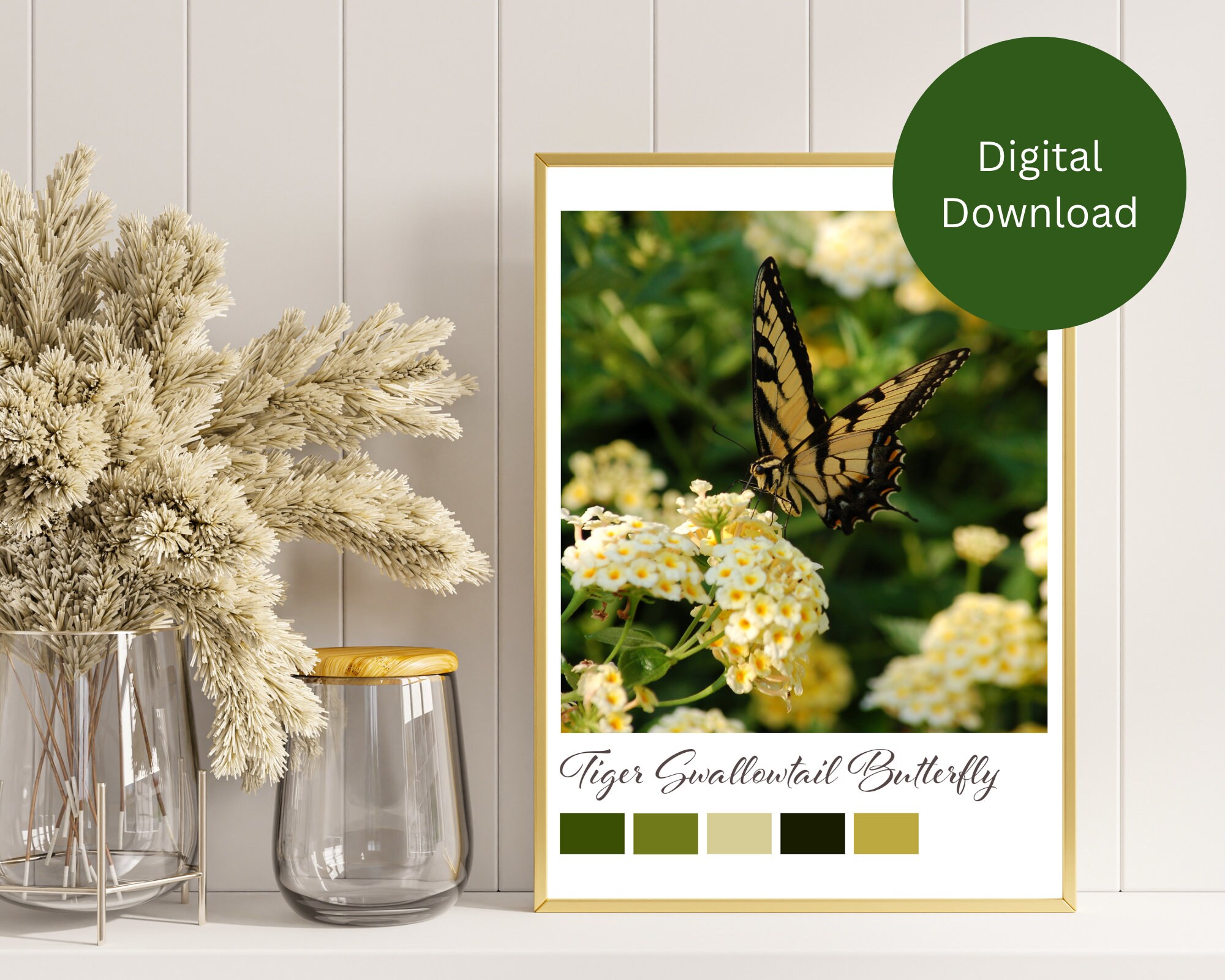 Butterfly Photography Print Digital Download | Tiger Swallowtail ...