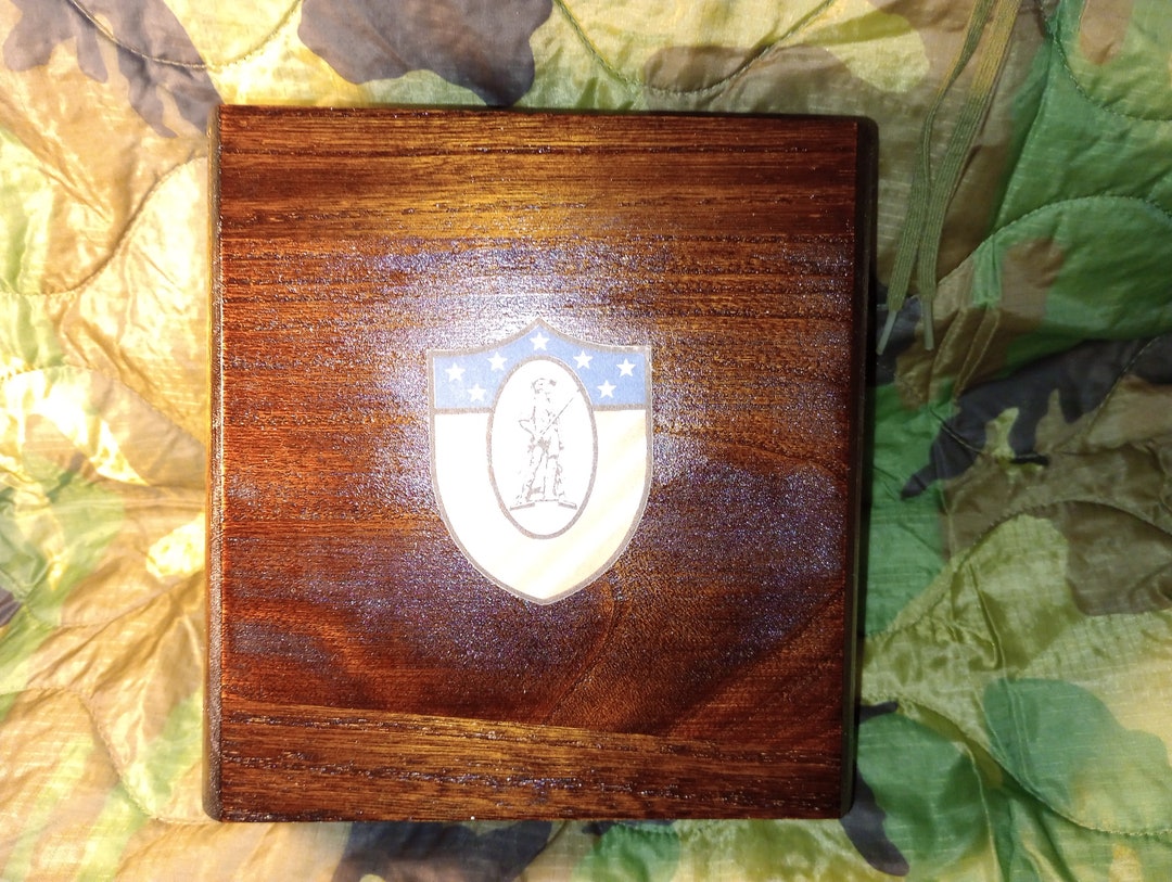 Wood USS RANGER Insignia Trinket Box - Etsy