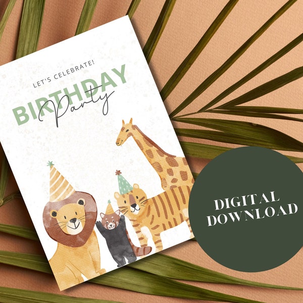 Jungle Birthday - Etsy
