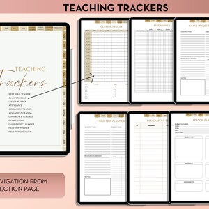 Digital Teacher Planner 2024-2025, Lesson Planner Goodnotes, Academic ...