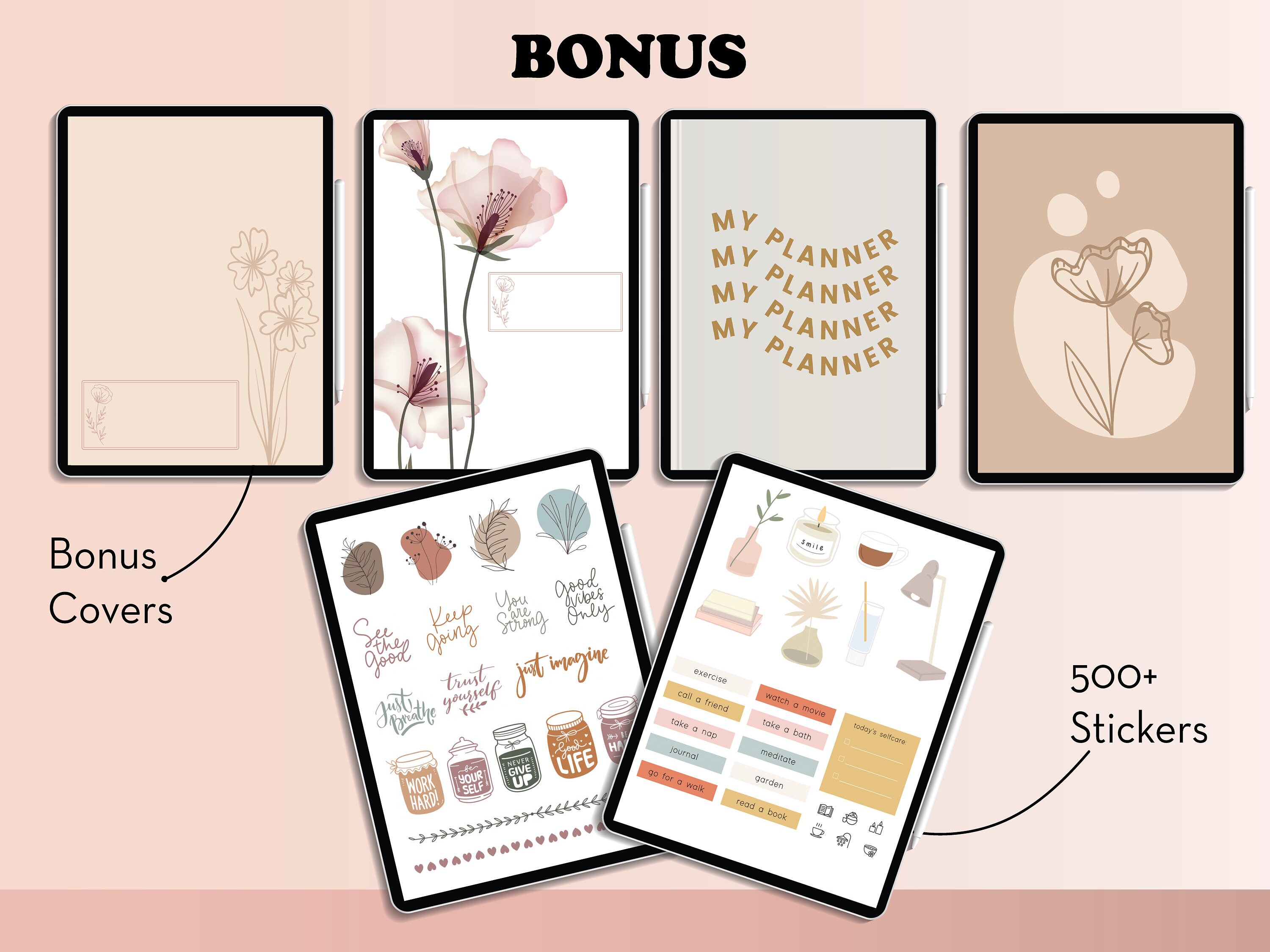 Undated Student Digital Planner Goodnotes, Academic Planner, Portrait ...