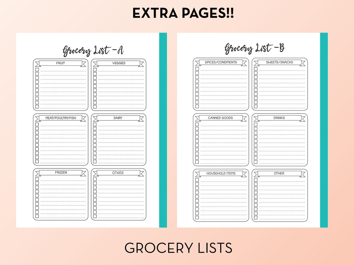 Keto Planner Printables, Ketogenic Diet Templates, Keto Inserts, Keto ...