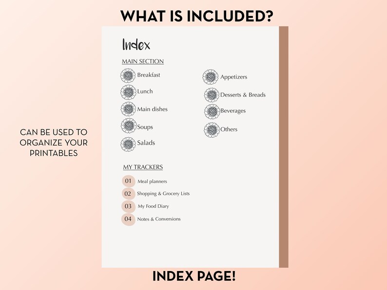 Recipe Book/ Journal Printable Templates, Recipe Inserts, Cookbook ...