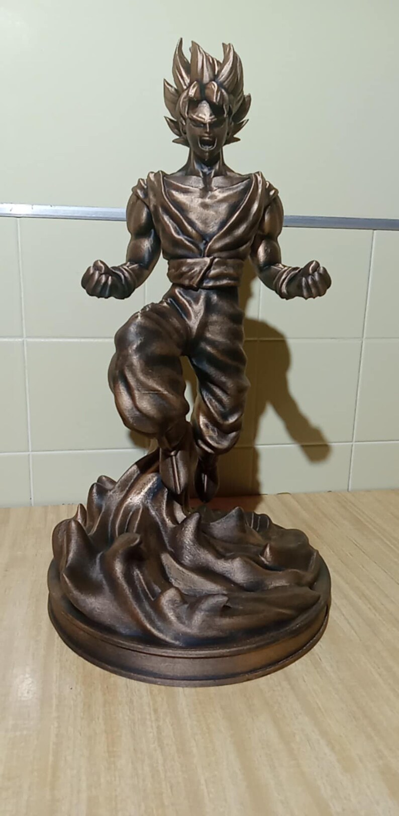Goku Statue/figure 3D Printed ABS - Etsy