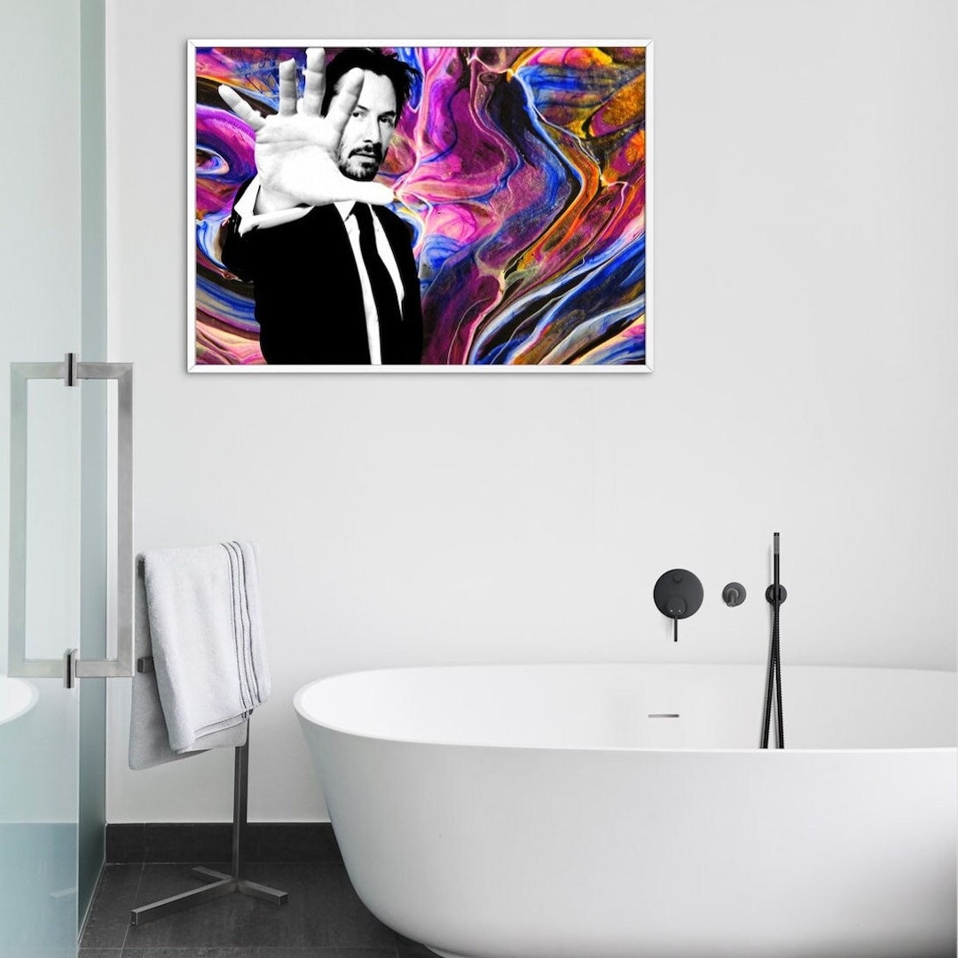 Keanu Reeves Poster Keanu Reeves Wallpaper Keanu Reeves Wall - Etsy