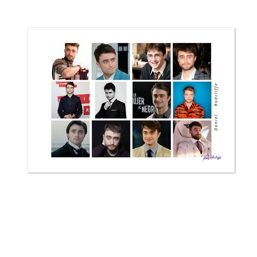 PREMIUM Daniel Radcliffe Poster Signed HD Exclusive Poster 70x100cm ...