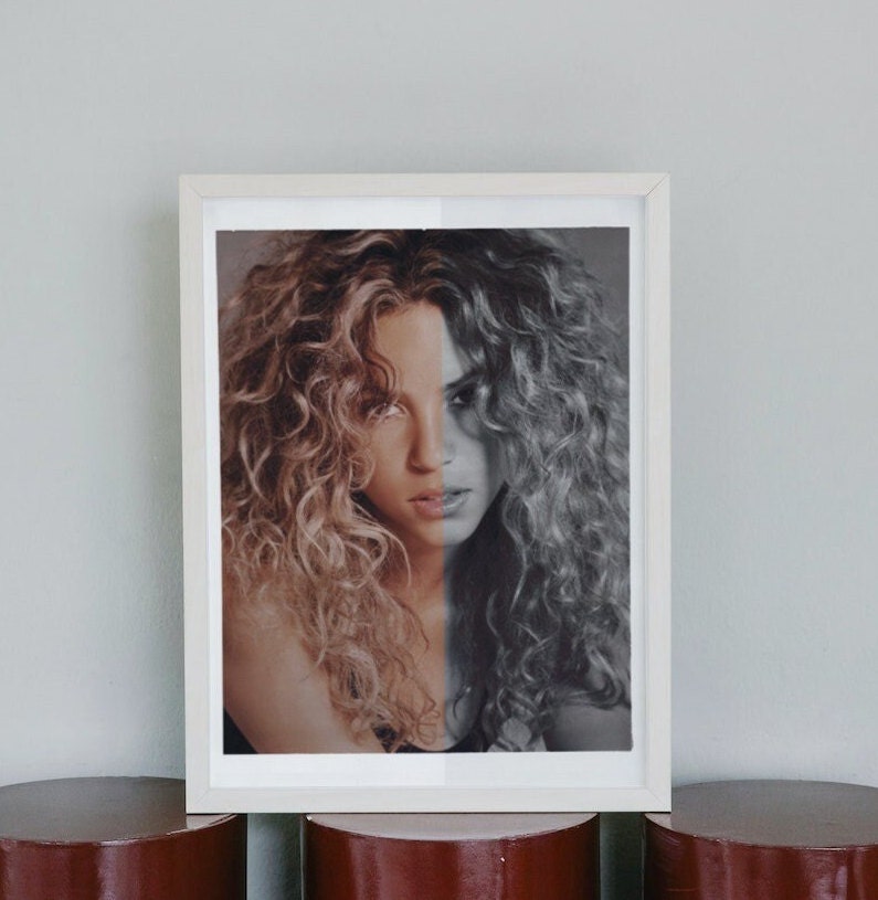 1 DIGITAL DOWNLOAD HD File Shakira Art for Printing Shakira Poster ...