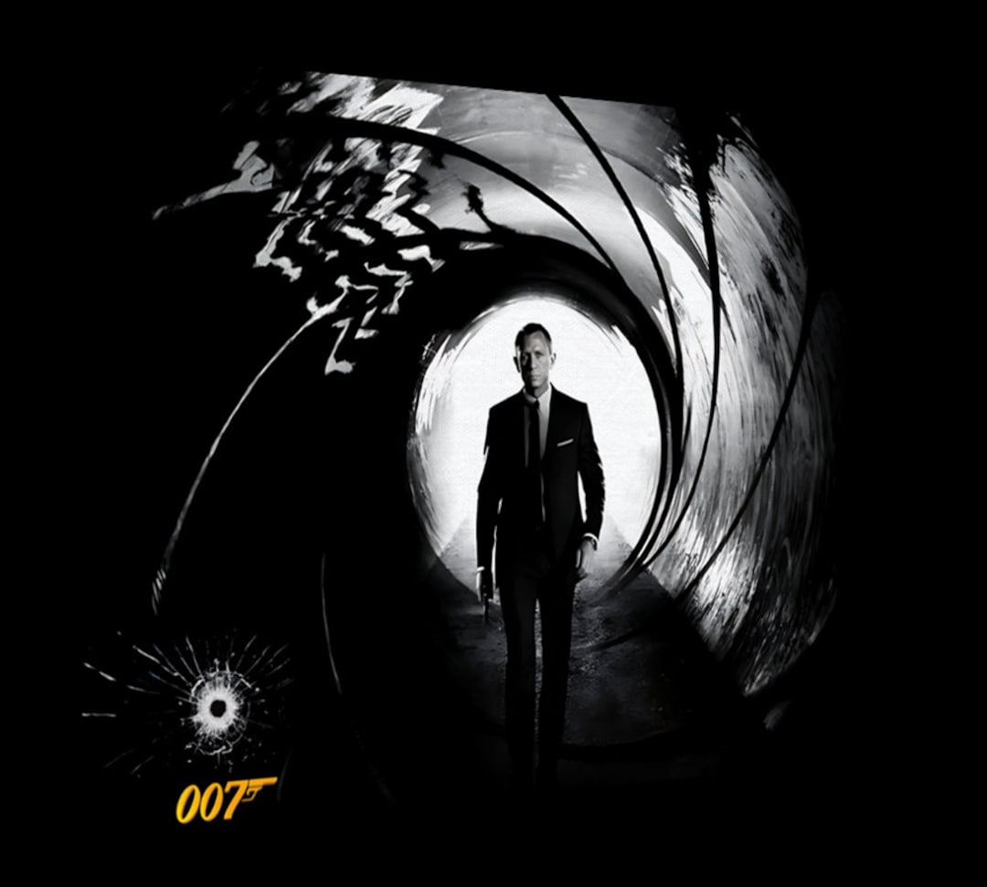 James Bond Canvas Daniel Craig 007 Canvas SIZE: 70x100cm / - Etsy
