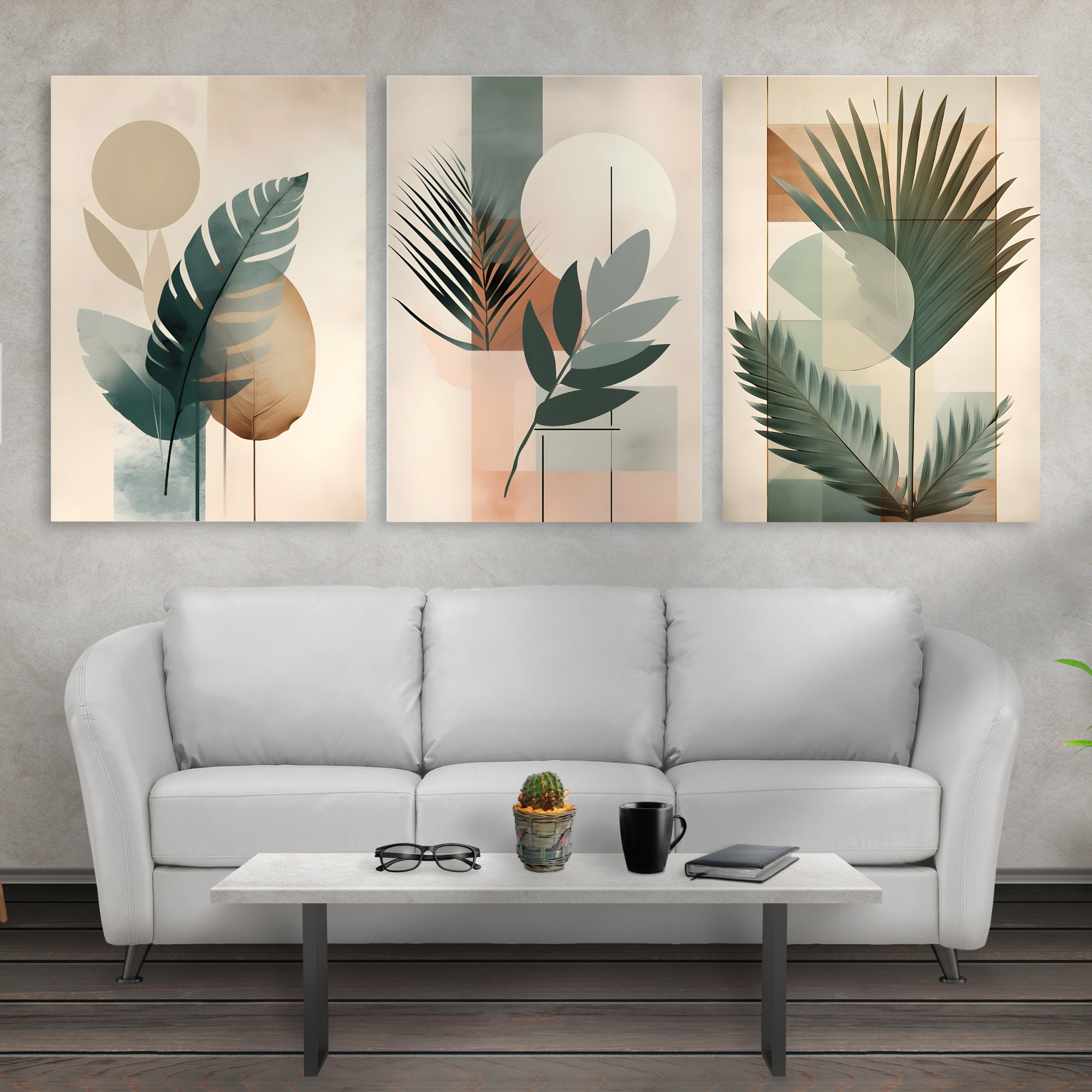 Modern Boho Wall Art Gallery: Boho Art Decor, Collage Mega Bundle Set ...