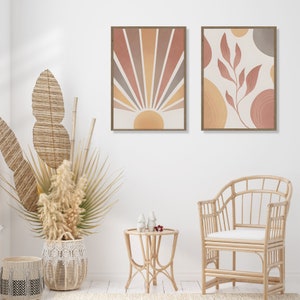 Boho Printable Wall Art Set of 12, Modern Prints Decor ,elevate Your ...