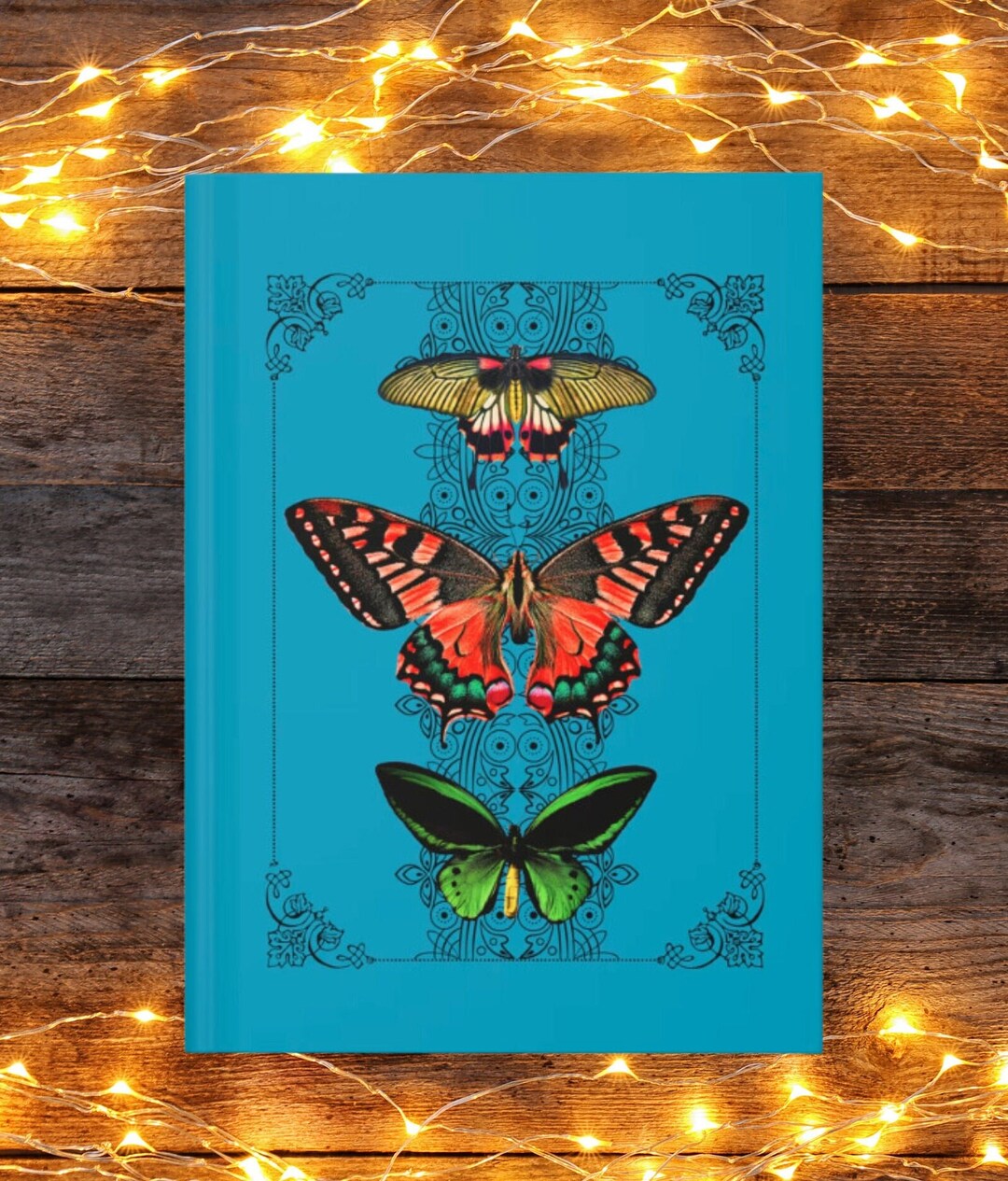 Antique Butterfly Hardcover Notebook in Turquoise: Insects, Entomology ...