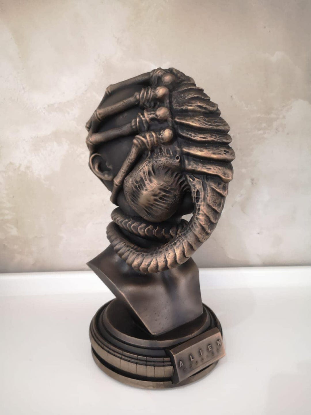 Alien Romulus Statue, Face Hugger Trophy, Xenomorph Alien Statue, Movie ...