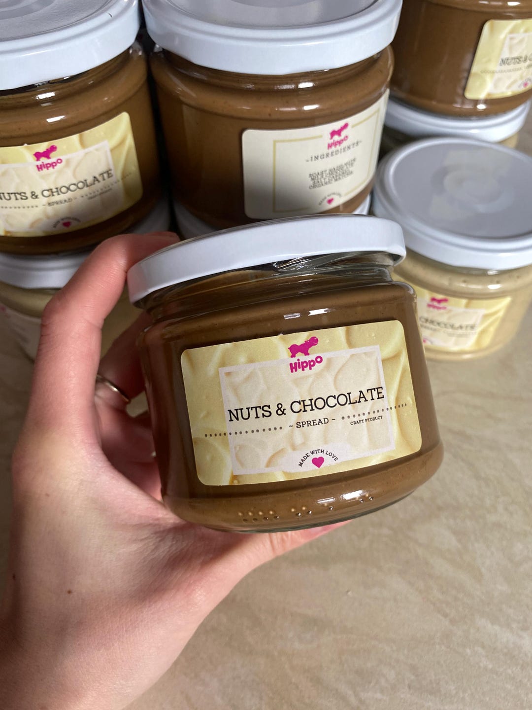 Hazelnut Spread With Milk Chocolate, Salt Caramel and Organic Matcha ...