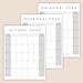 2024 CALENDAR | Letter Size | PDF Format | Printable | Vertical | 12 ...