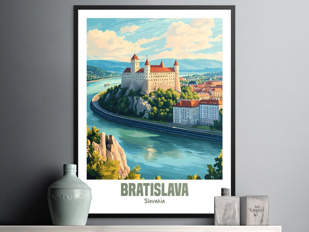 Stunning Bratislava Slovakia Wall Art Decor, Beautiful European ...