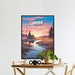Stunning Sweden Wall Art, Colorful Scandinavian Poster With Nature and ...