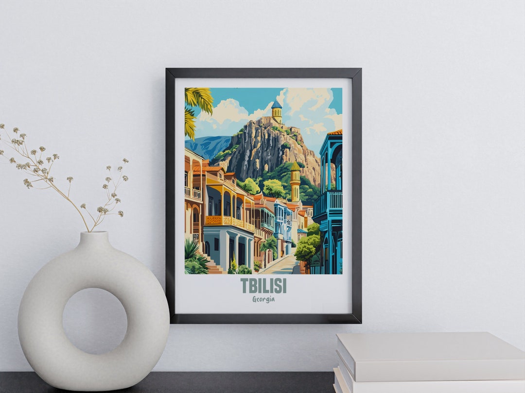 Tbilisi Georgia Wall Art Print, Tbilisi Travel Poster, Tbilisi ...