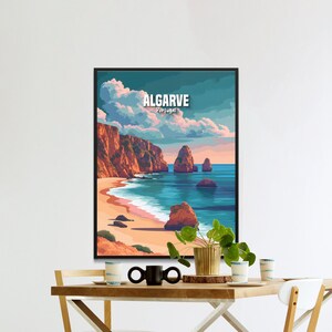 Stunning Algarve Portugal Coastal Landscape Print, Perfect Wall Art for ...