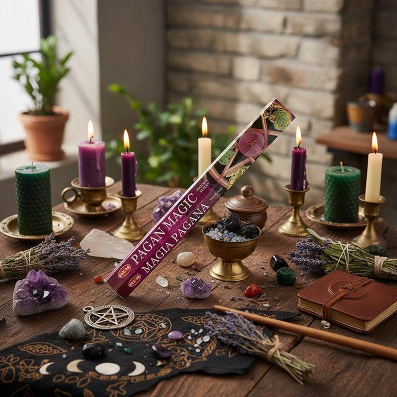Hem Hexagon Pagan Magic Incense Sticks for Spiritual Harmony and ...