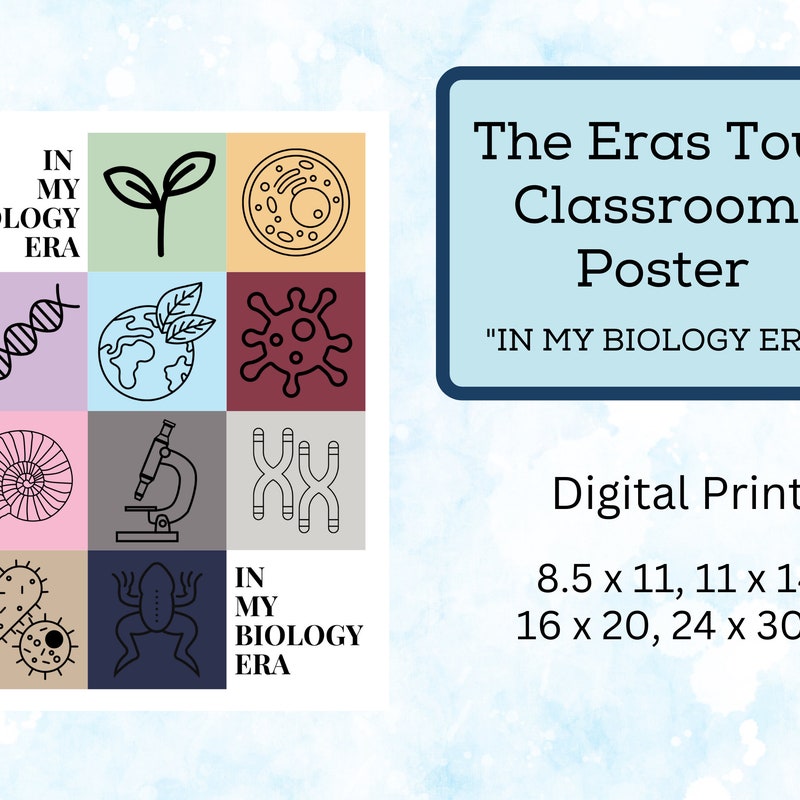 Biology Poster - Etsy