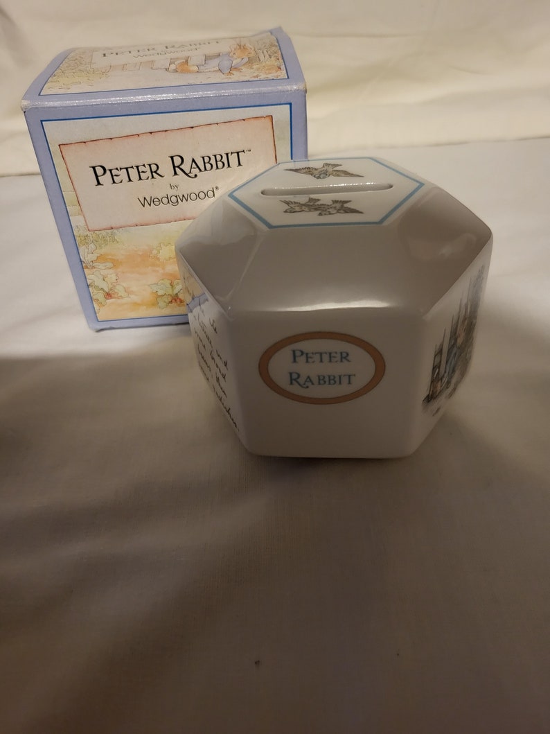 Wedgewood Beatrix Potter Peter Rabbit Centenary Money Box 1893-1993 ...