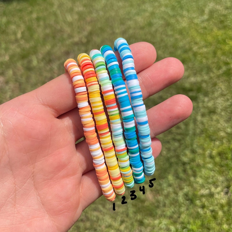 Clay Bead Bracelets Idea - Etsy