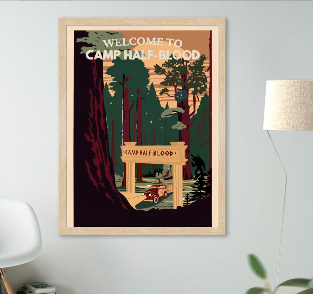 Percy Jackson Wall Art | Camp Half Blood | Digital Print - Etsy