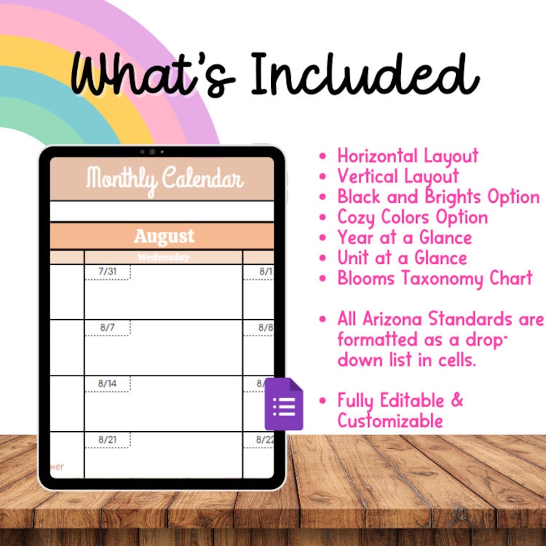 Google Sheets | Digital Lesson Planner | Virtual Plans | EDITABLE - Etsy