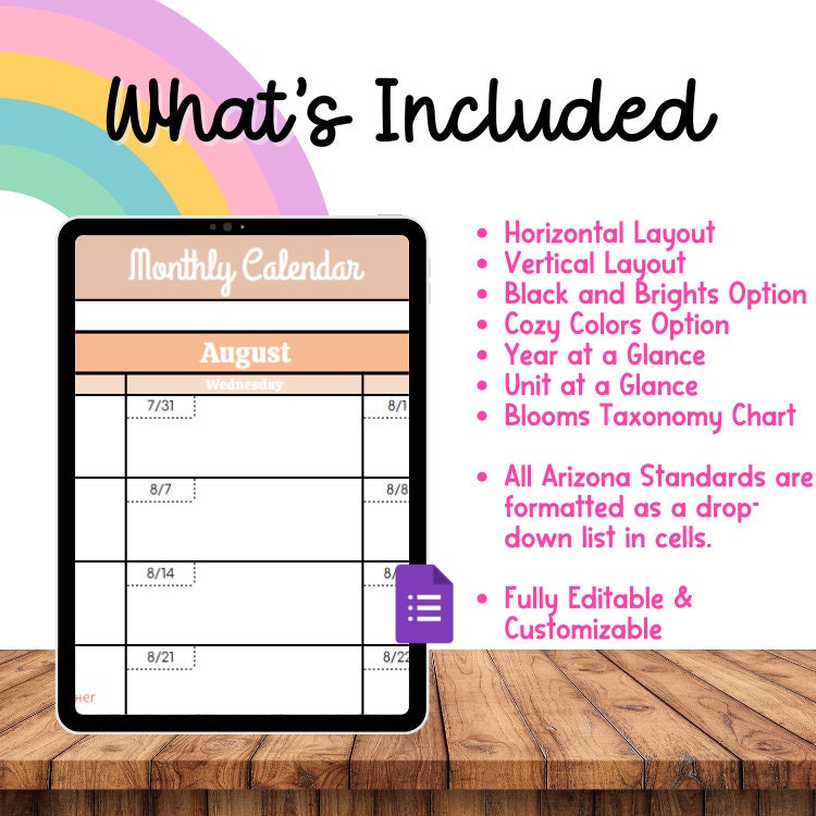 Google Sheets | Digital Lesson Planner | Virtual Plans | EDITABLE - Etsy